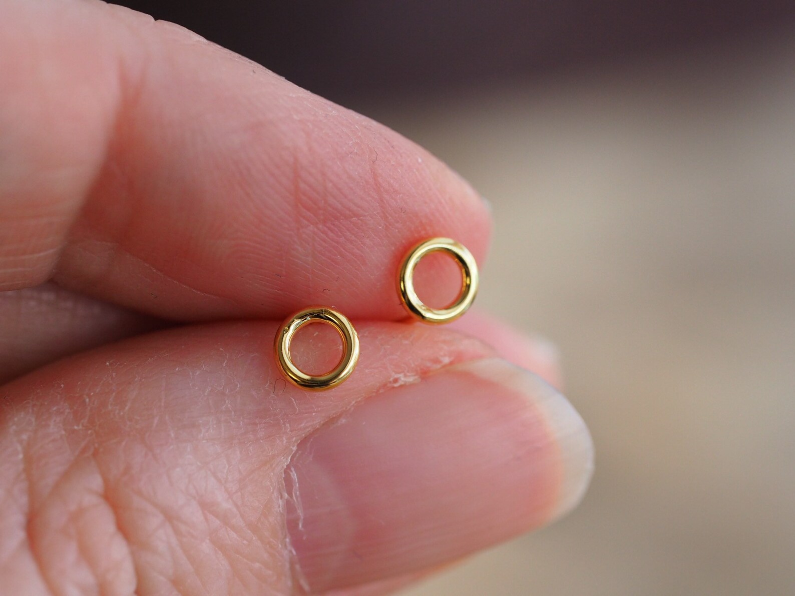 Circle Earbuds Sterling Silver Small Round Earplugs | Etsy