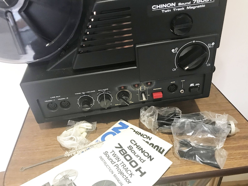 Chinon 7800 H SUPER 8 8MM Twin Track Magnetic PROJECTOR Fully Serviced ...