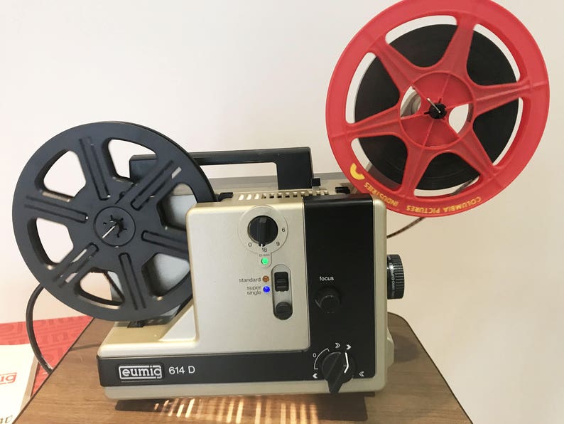 EUMIG 614D Super 8 Standard 8 Cine Movie Fil Projector Fully Serviced ...