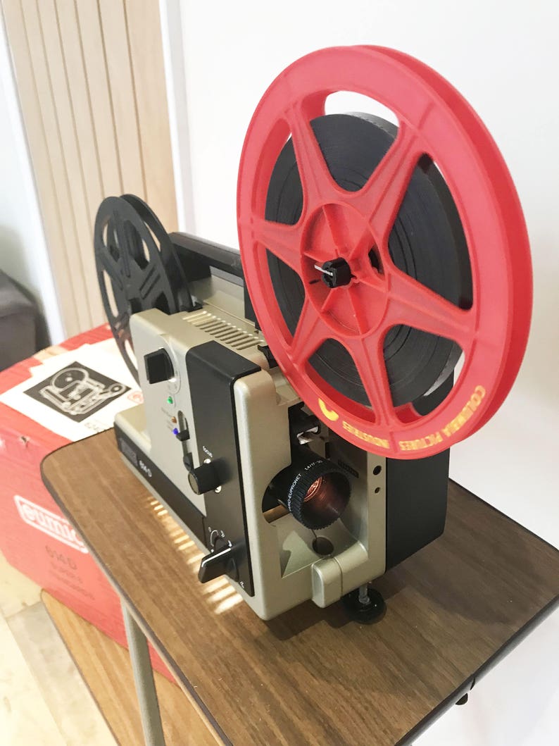 EUMIG 614D Super 8 Standard 8 Cine Movie Fil Projector Fully Serviced ...