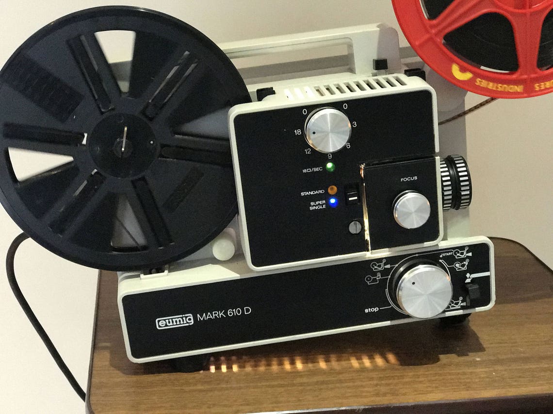 EUMIG 610D Super 8 Standard 8 Cine Movie Film Projector Fully Serviced - Etsy