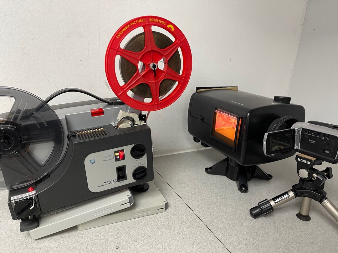 Camlink & Sankyo 1000 Cine Film Projector Telecine Video Transfer Dual ...