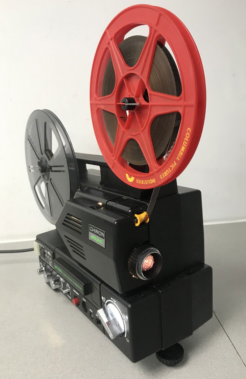 Chinon SP-350 SUPER 8 8MM Twin Track Magnetic PROJECTOR Fully Serviced ...