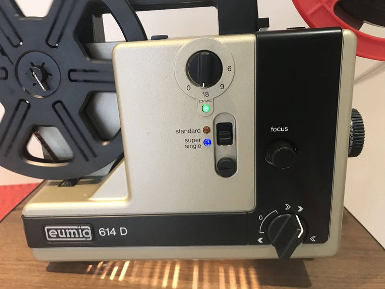 EUMIG 614D Super 8 Standard 8 Cine Movie Fil Projector Fully Serviced ...
