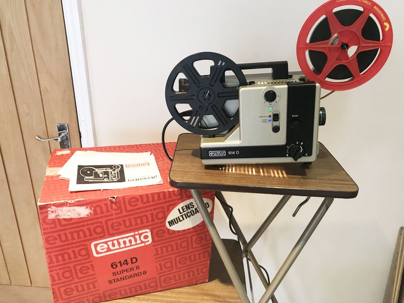 EUMIG 614D Super 8 Standard 8 Cine Movie Fil Projector Fully Serviced ...