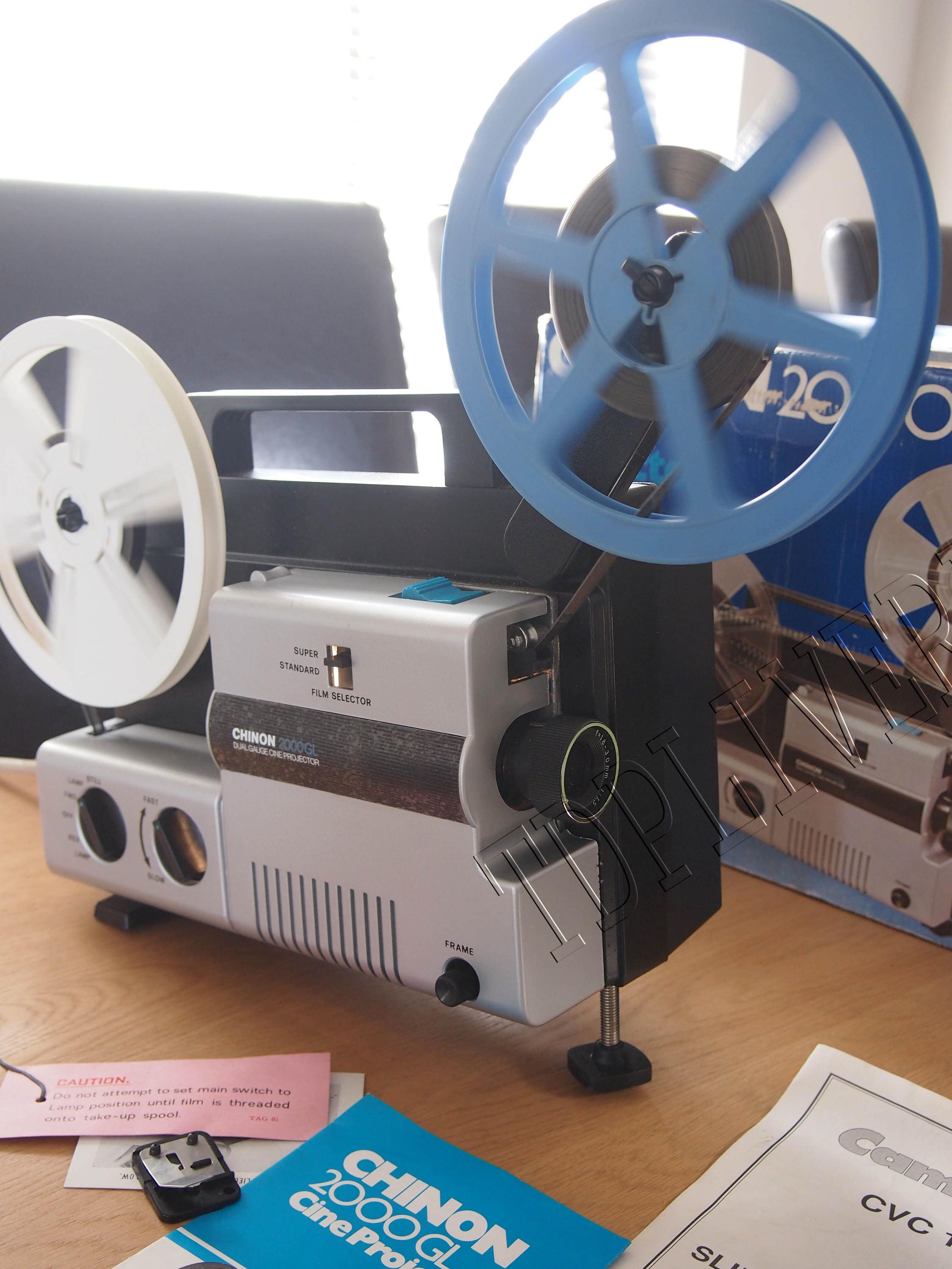 Camlink CVC100 & Chinon Cine Film Projector Telecine Video Transfer ...