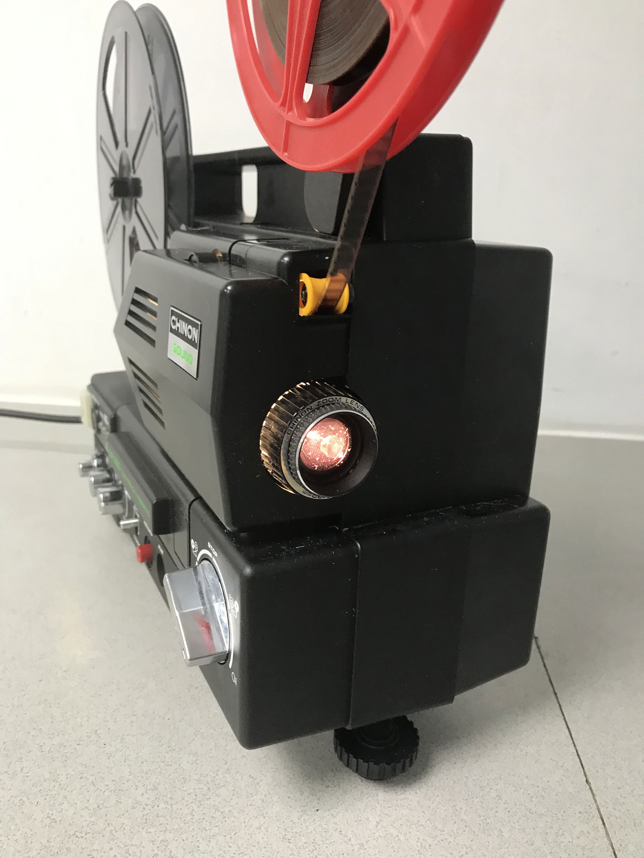 Chinon SP-350 SUPER 8 8MM Twin Track Magnetic PROJECTOR Fully Serviced ...