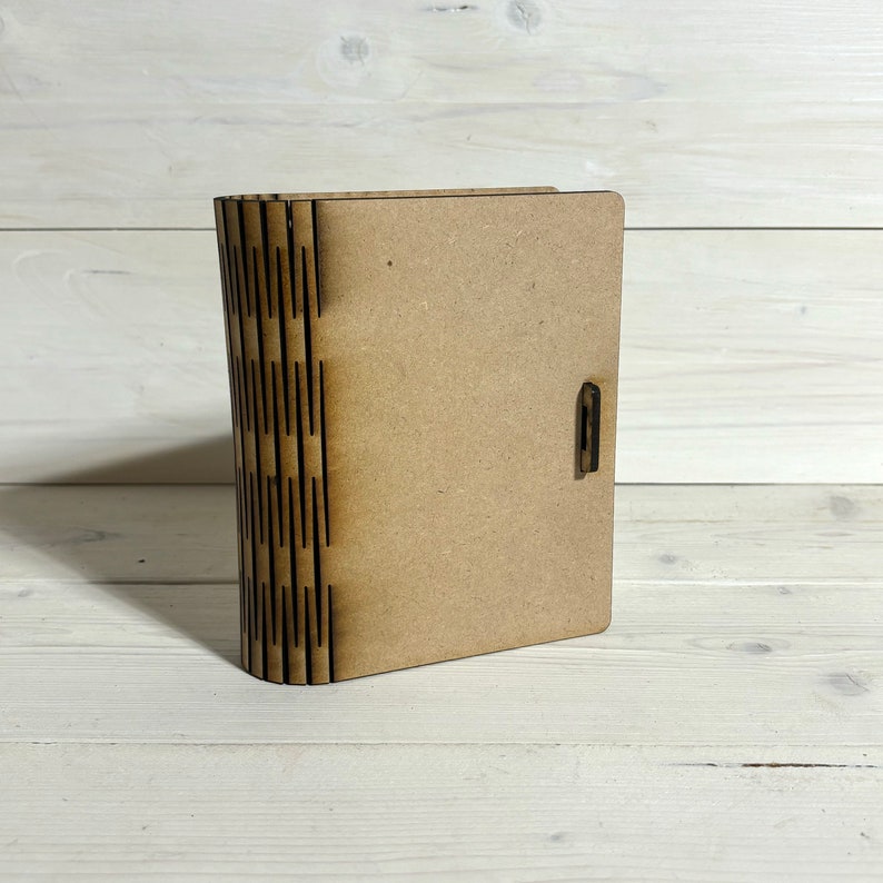 Wooden Book Box, MDF Book Box, Laser Cut Book Box, Decorative Book Box ...