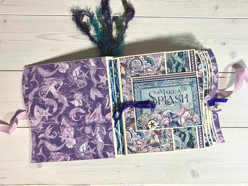Graphic 45 Make A Splash Mini Album Tutorial (PDF) - Etsy