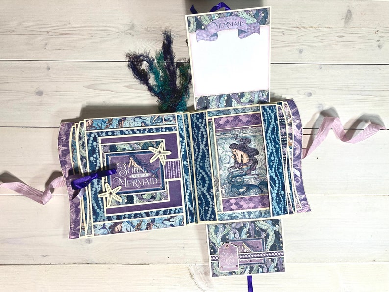 Graphic 45 Make A Splash Mini Album Tutorial Beach Mini Album - Etsy