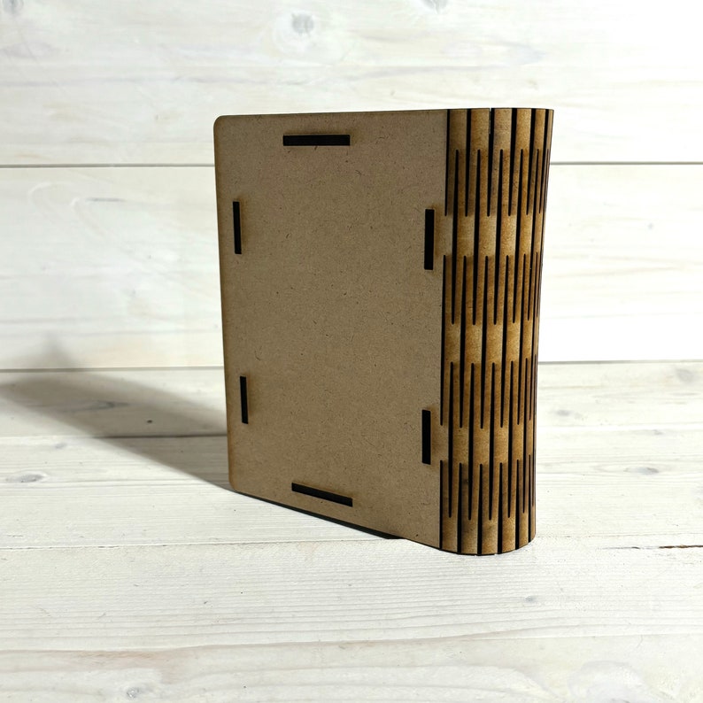 Wooden Book Box, MDF Book Box, Laser Cut Book Box, Decorative Book Box ...