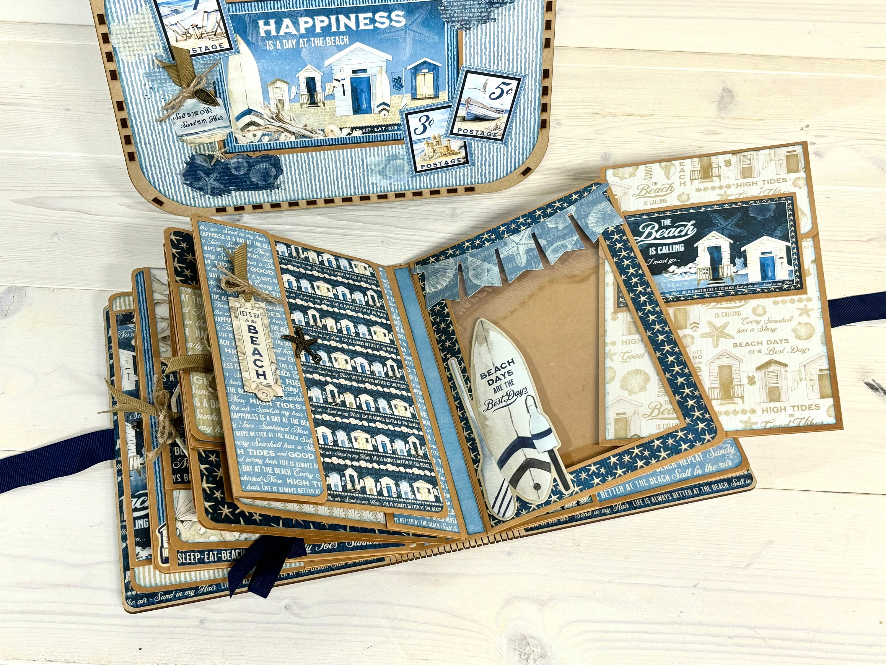 Graphic 45 Beach Mini Album Tutorial (PDF) - Etsy