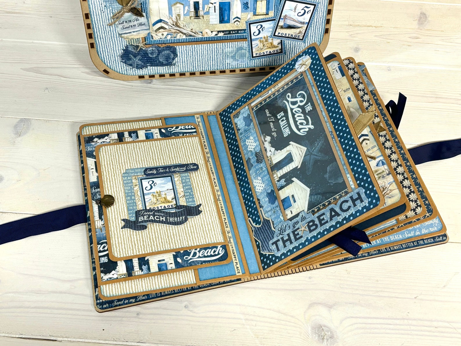 Graphic 45 Beach Mini Album Tutorial (PDF) - Etsy