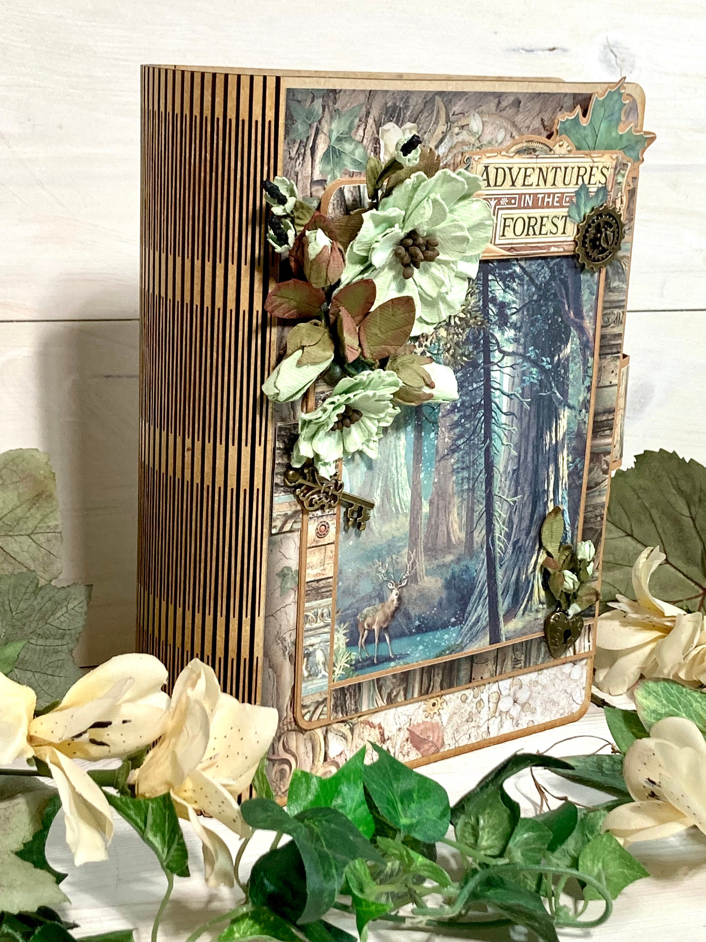 Wooden Album Cover for Journal With Flexible Hinge, Wooden Album Cover ...