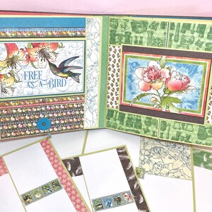 Graphic 45 Bird Watcher Mini Album Tutorial - Etsy
