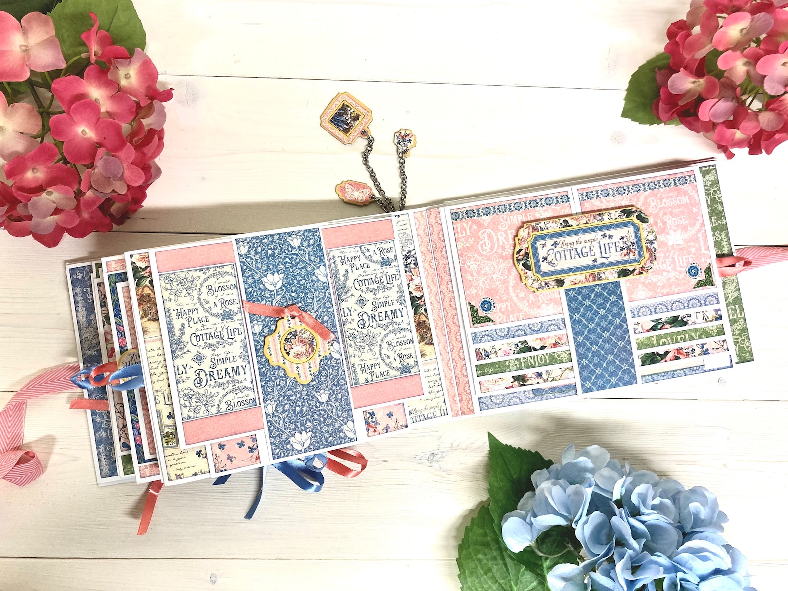 Graphic 45 Cottage Life Mini Album Tutorial (PDF) - Etsy