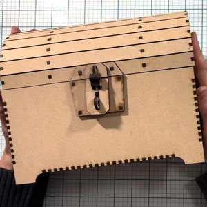 Wooden Treasure Chest Box, Wooden Box for Songs of the Sea Mini Album ...