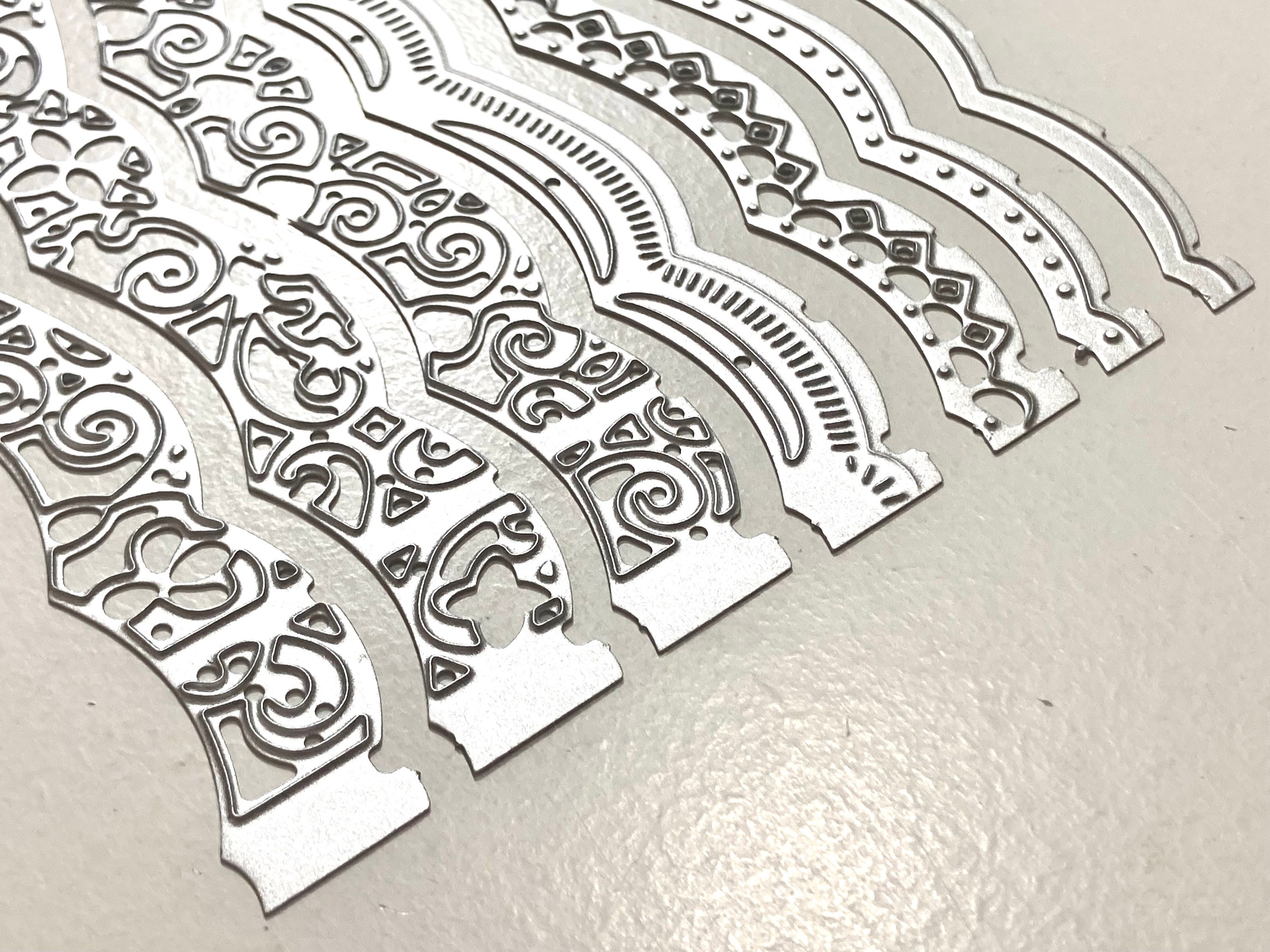 Decorative Edge Die Set for Die Cutting Machine, Border Dies, Metal ...