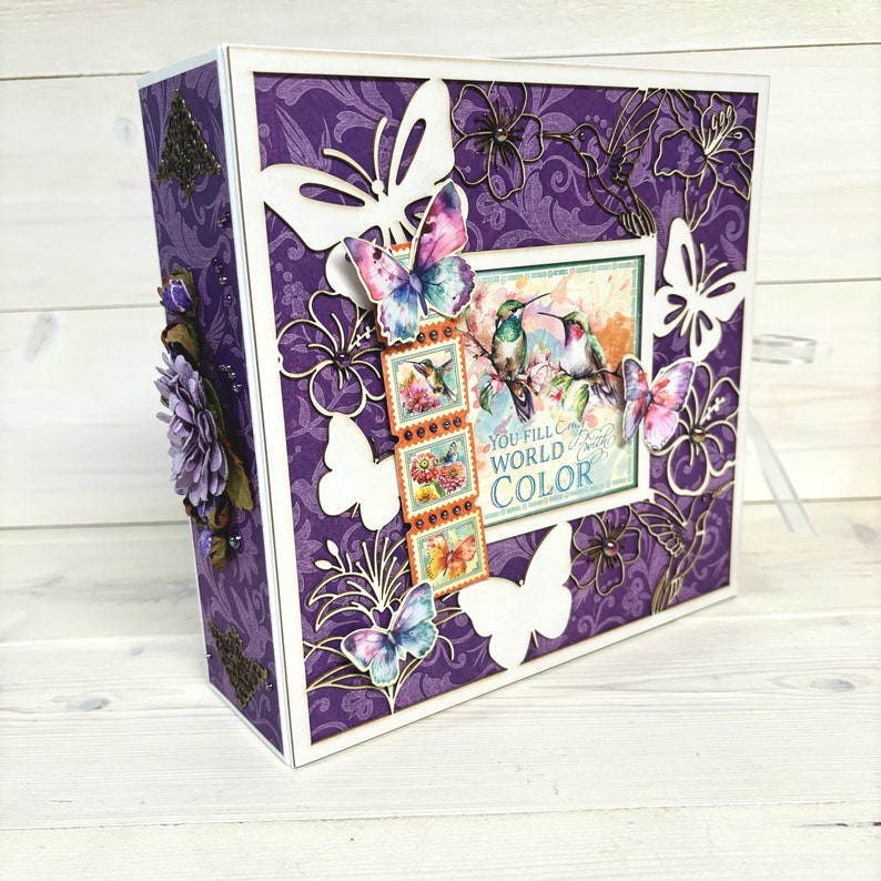 Graphic 45 Flight of Fancy Mini Album Tutorial - Etsy