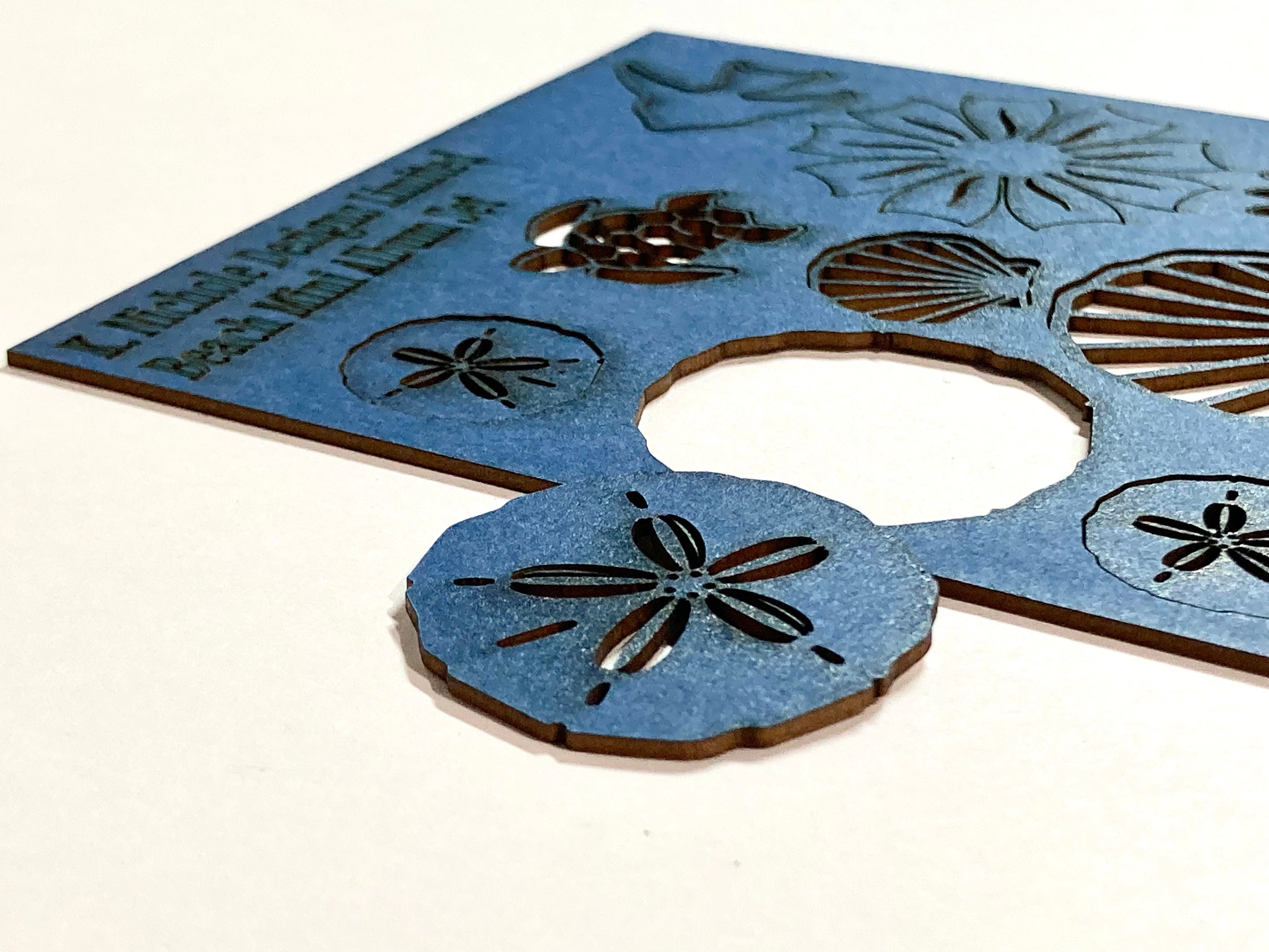 BLUE Ocean Chipboard Set to Match Graphic 45 Sun Kissed Album - Etsy