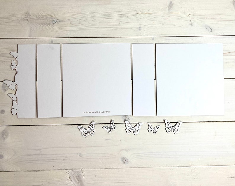 Chipboard Album Cover for Mini Album or Journal, Butterfly Chipboard ...