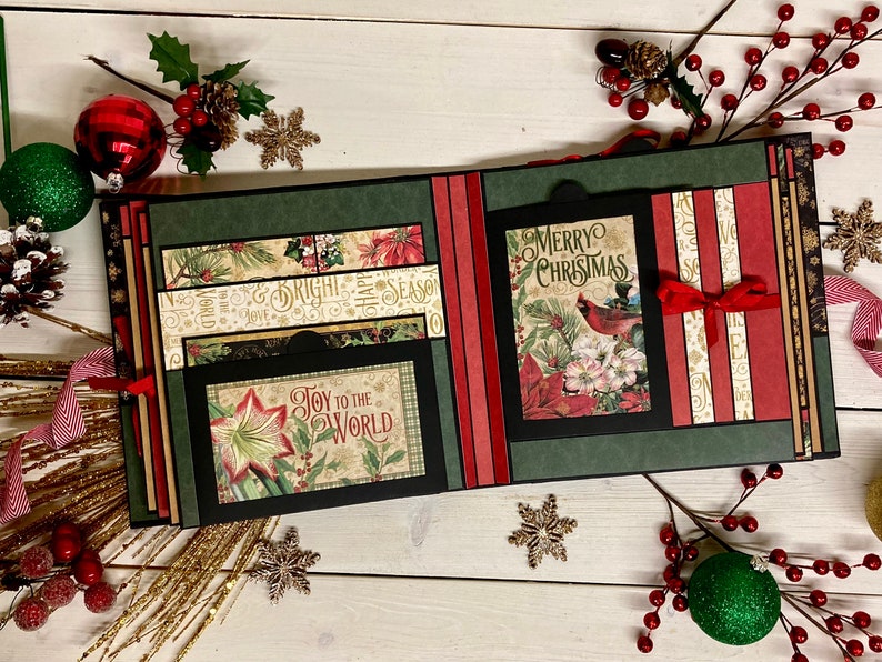 Graphic 45 Warm Wishes Mini Album Tutorial - Etsy