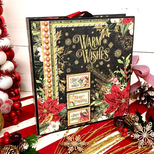 Graphic 45 Warm Wishes Mini Album Tutorial - Etsy