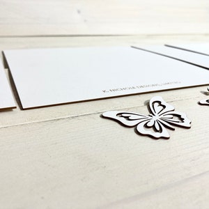 Chipboard Album Cover for Mini Album or Journal, Butterfly Chipboard ...