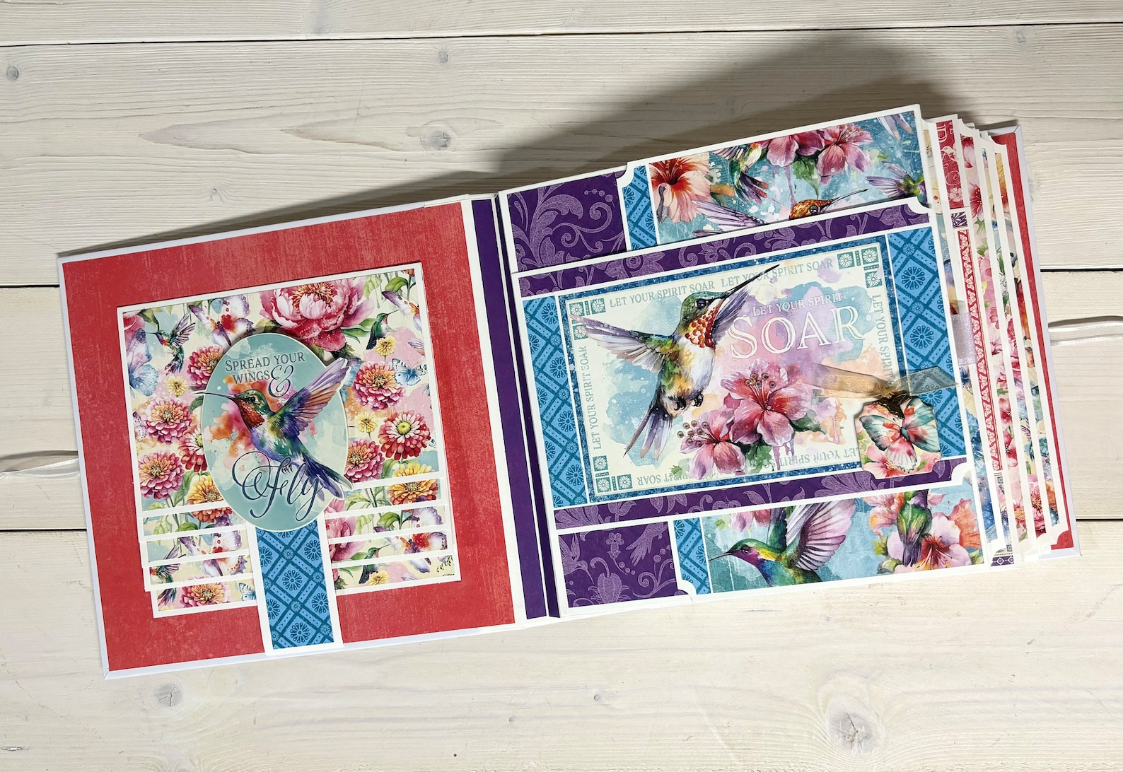 Graphic 45 Flight of Fancy Mini Album Tutorial - Etsy