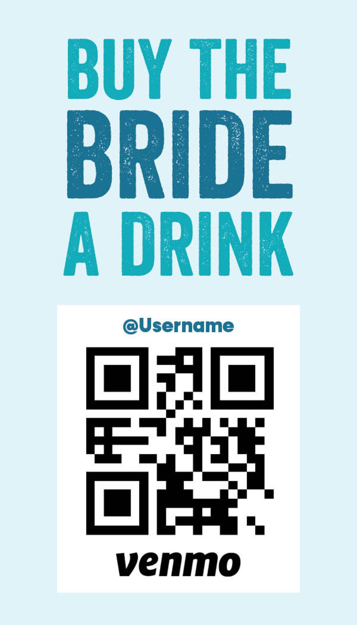 Bachelorette Venmo Card - Etsy