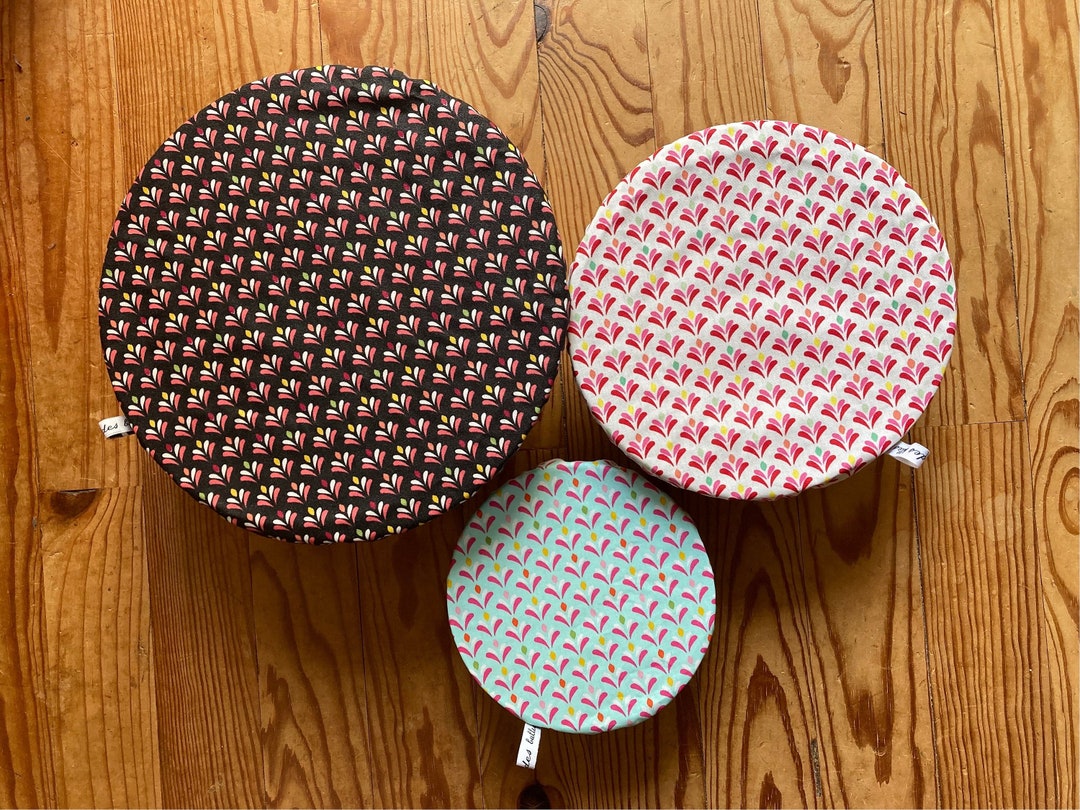 DISH COVERS - Set of 3 Sizes L, M and S - Food Caps, Ecological ...