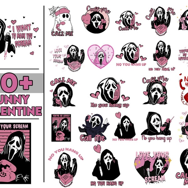 Ghostface Svg - Etsy