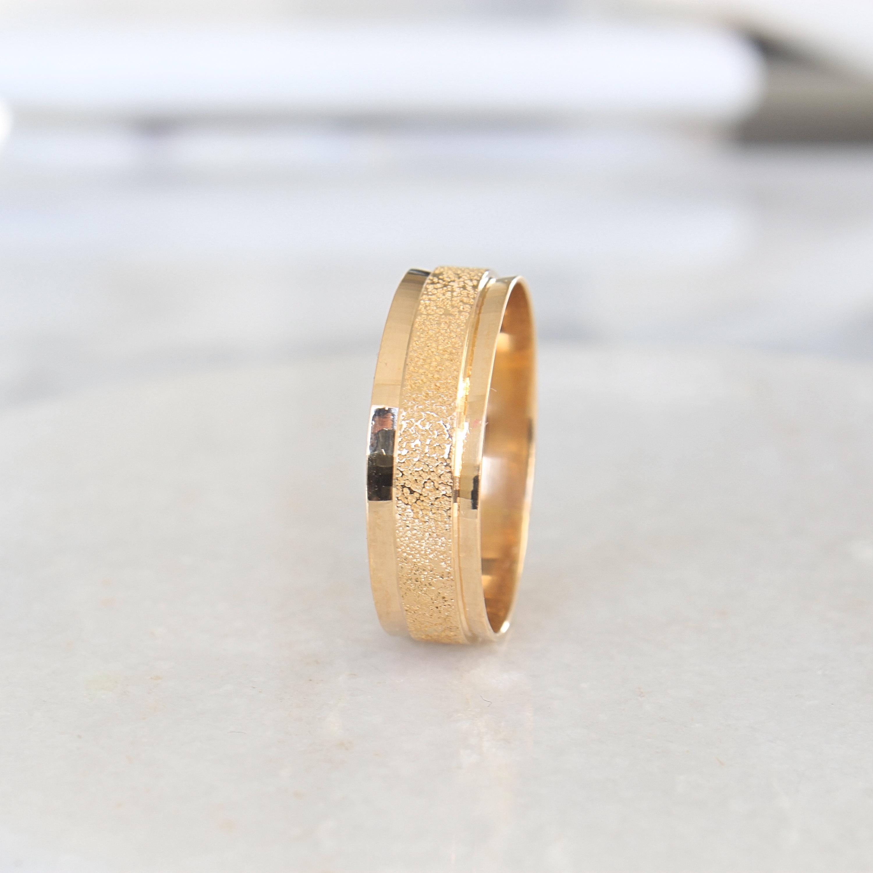 21 Karat Gold Bands Etsy