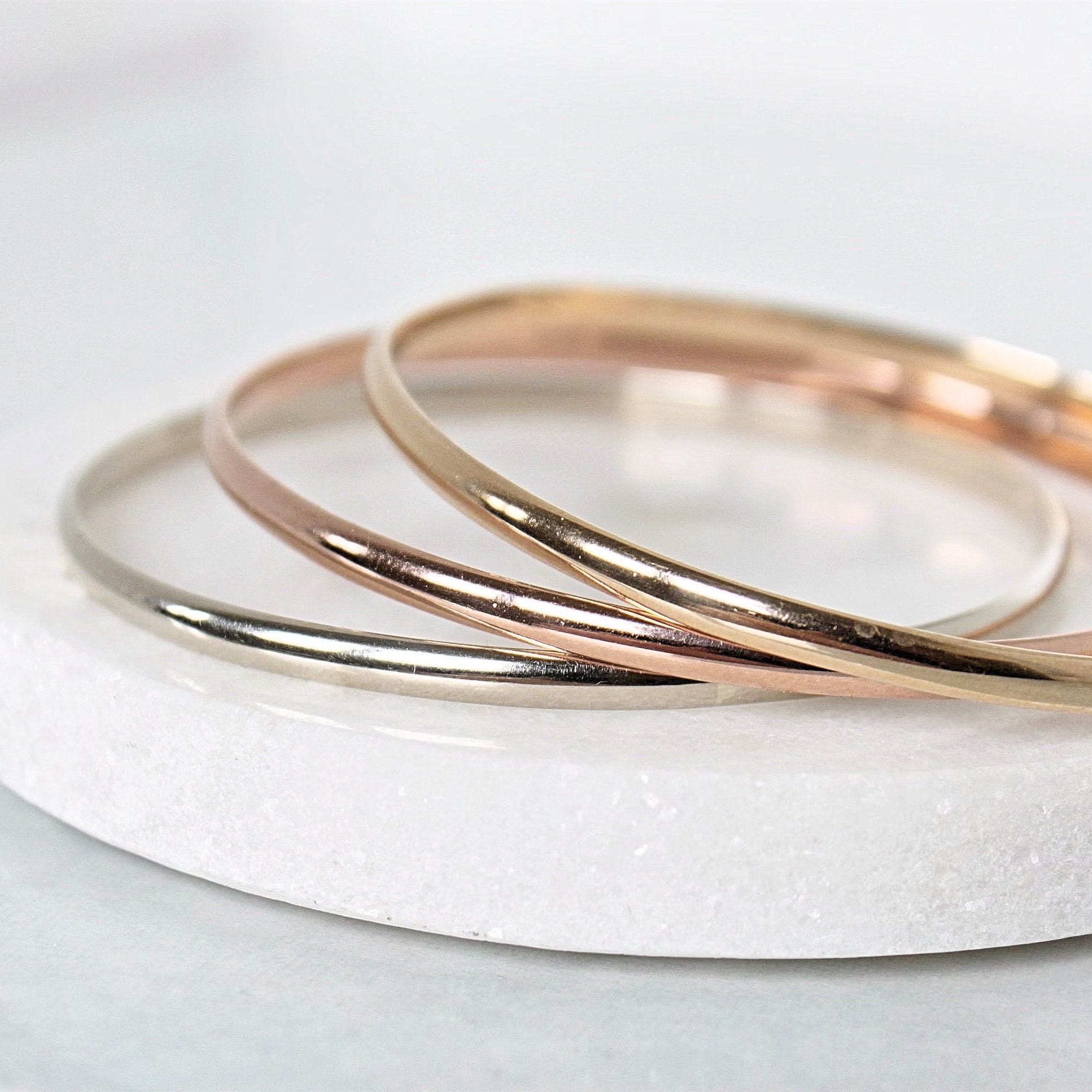 14k rose gold bangle bracelet store