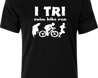 Triathlon t shirt | Etsy