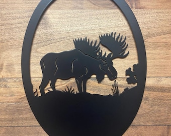 Moose Door Hanger Temlate - Etsy