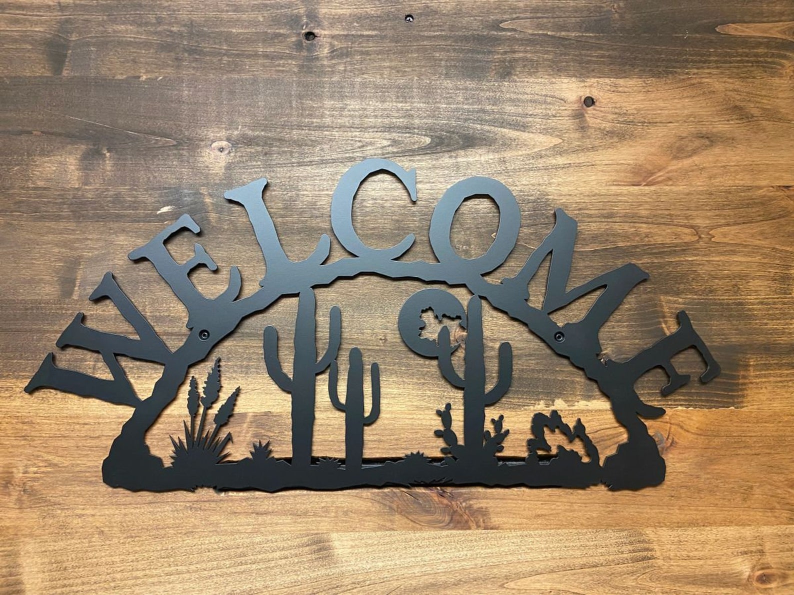 Cactus Welcome Sign - Etsy