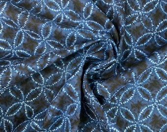 Japanese Fabric Traditional Pattern Navy Blue Background - Etsy