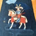 Japanese Fabric Traditional SAMURAI Pattern Navy Blue - Etsy