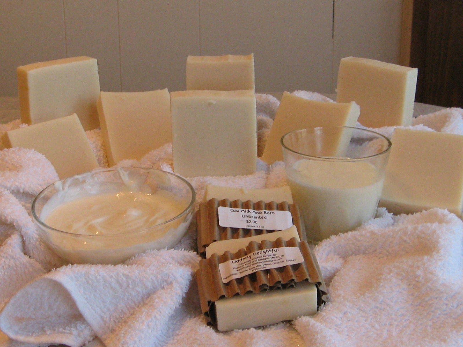 Homemade Cow Milk Soap - Etsy