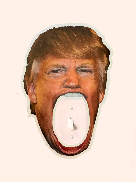 1 Large Sticker of US President Donald Trump With His Mouth - Etsy