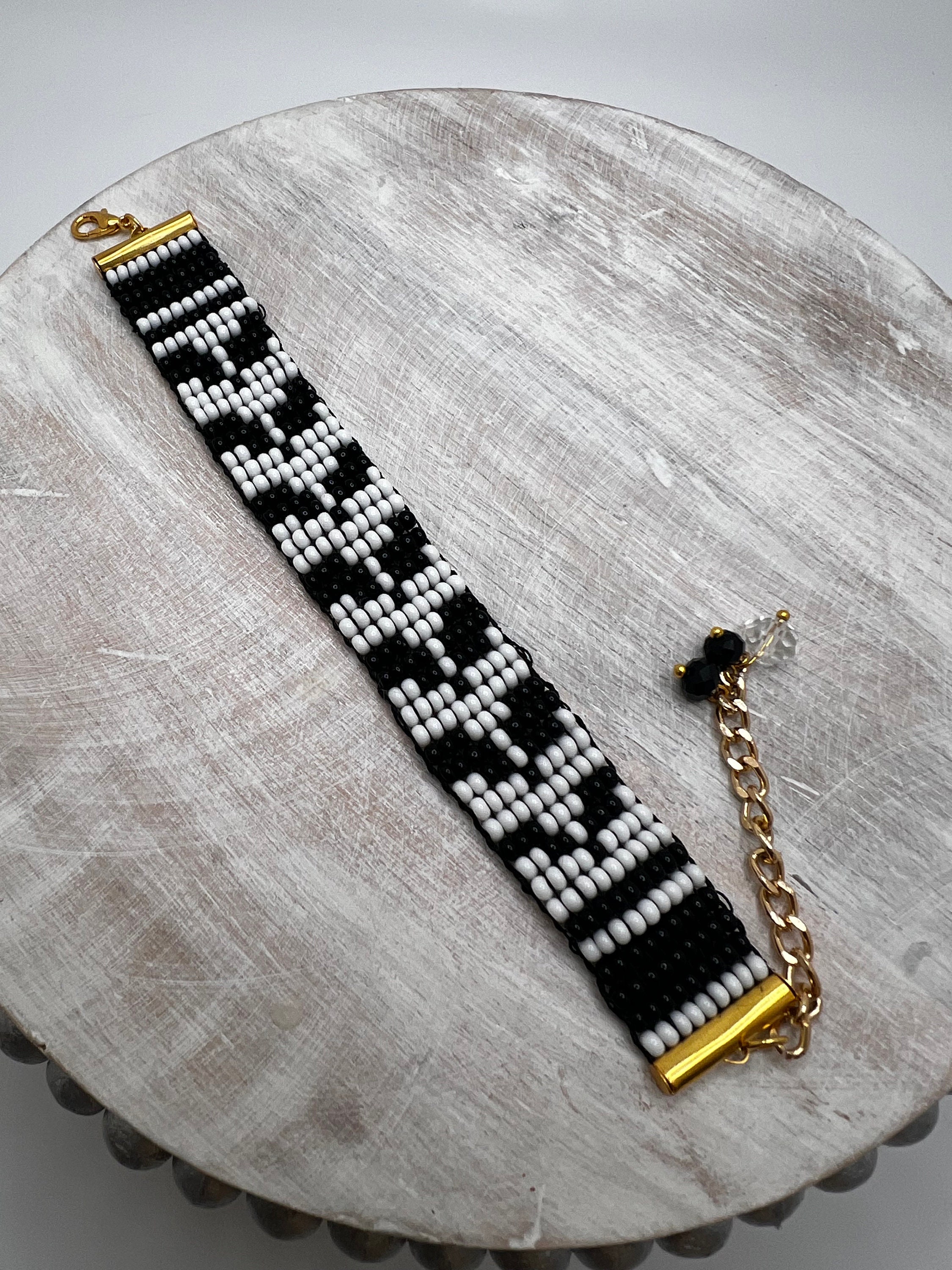 Palestine Kofia Loom Beads Bracelet (3 Designs) - Etsy