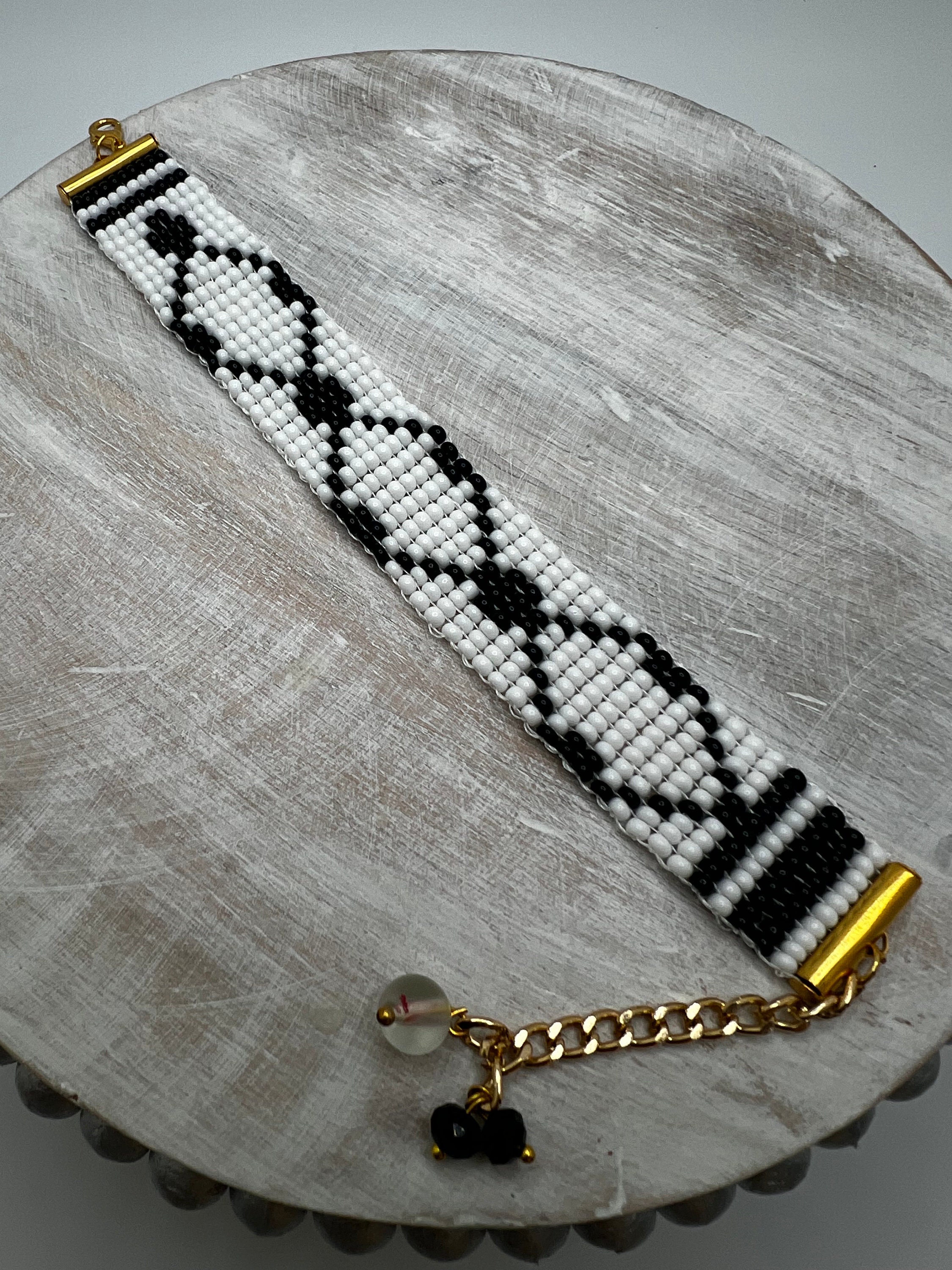 Palestine Kofia Loom Beads Bracelet (3 Designs) - Etsy