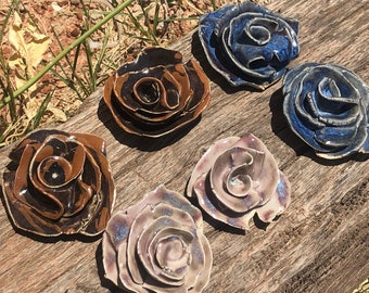 Ceramic rose | Etsy