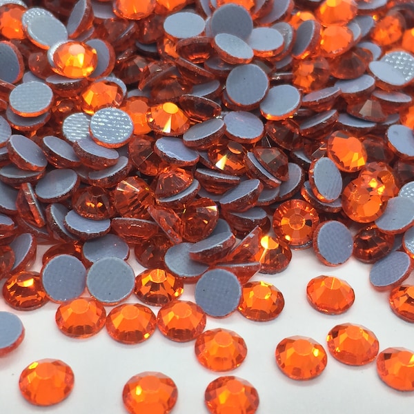 Orange Rhinestone - Etsy