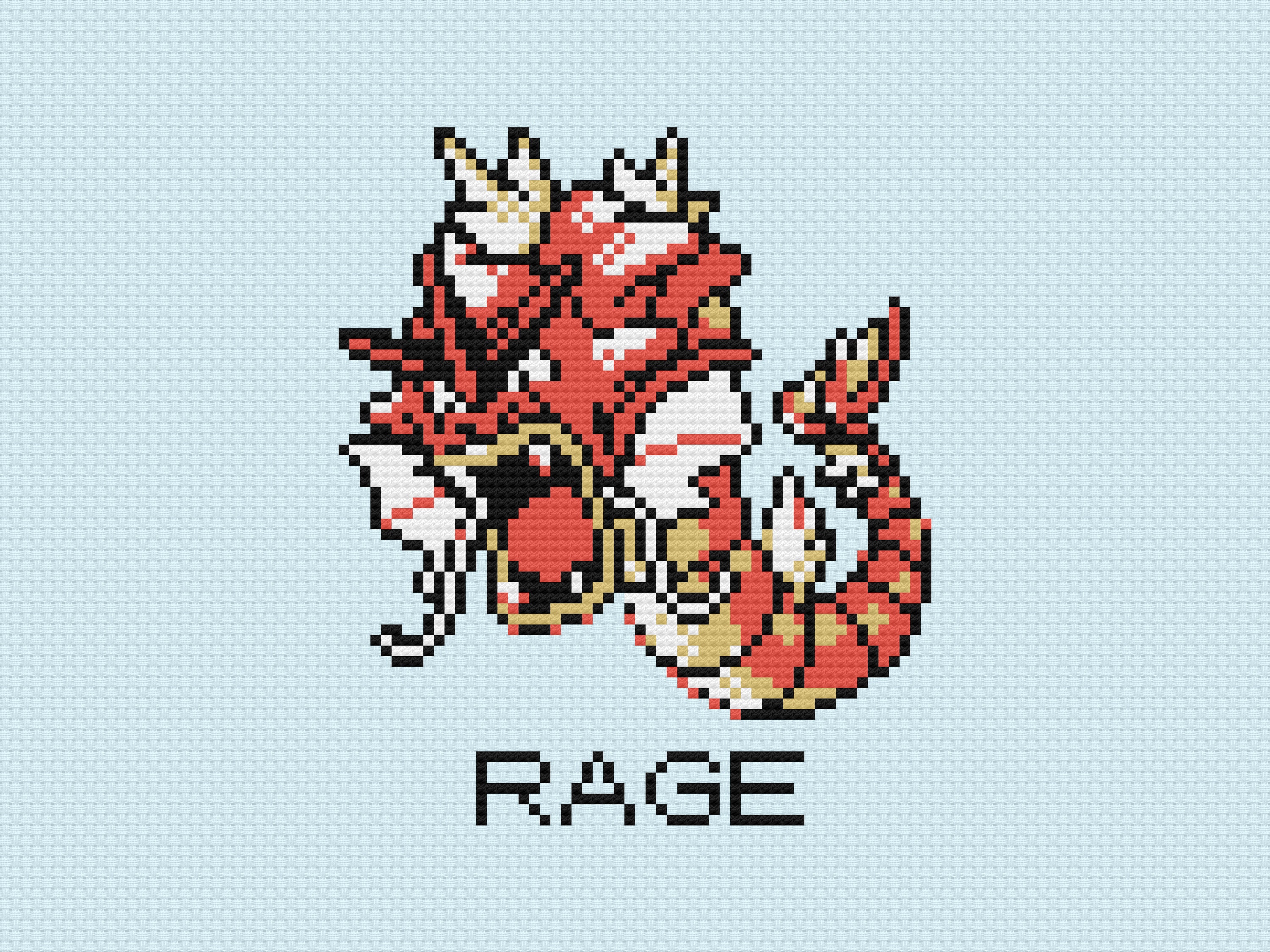 Red Gyarados Sprite