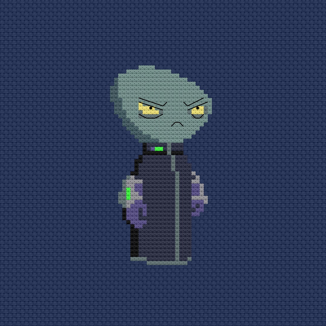 Final Space Lord Commander Cross Stitch Pattern - Etsy