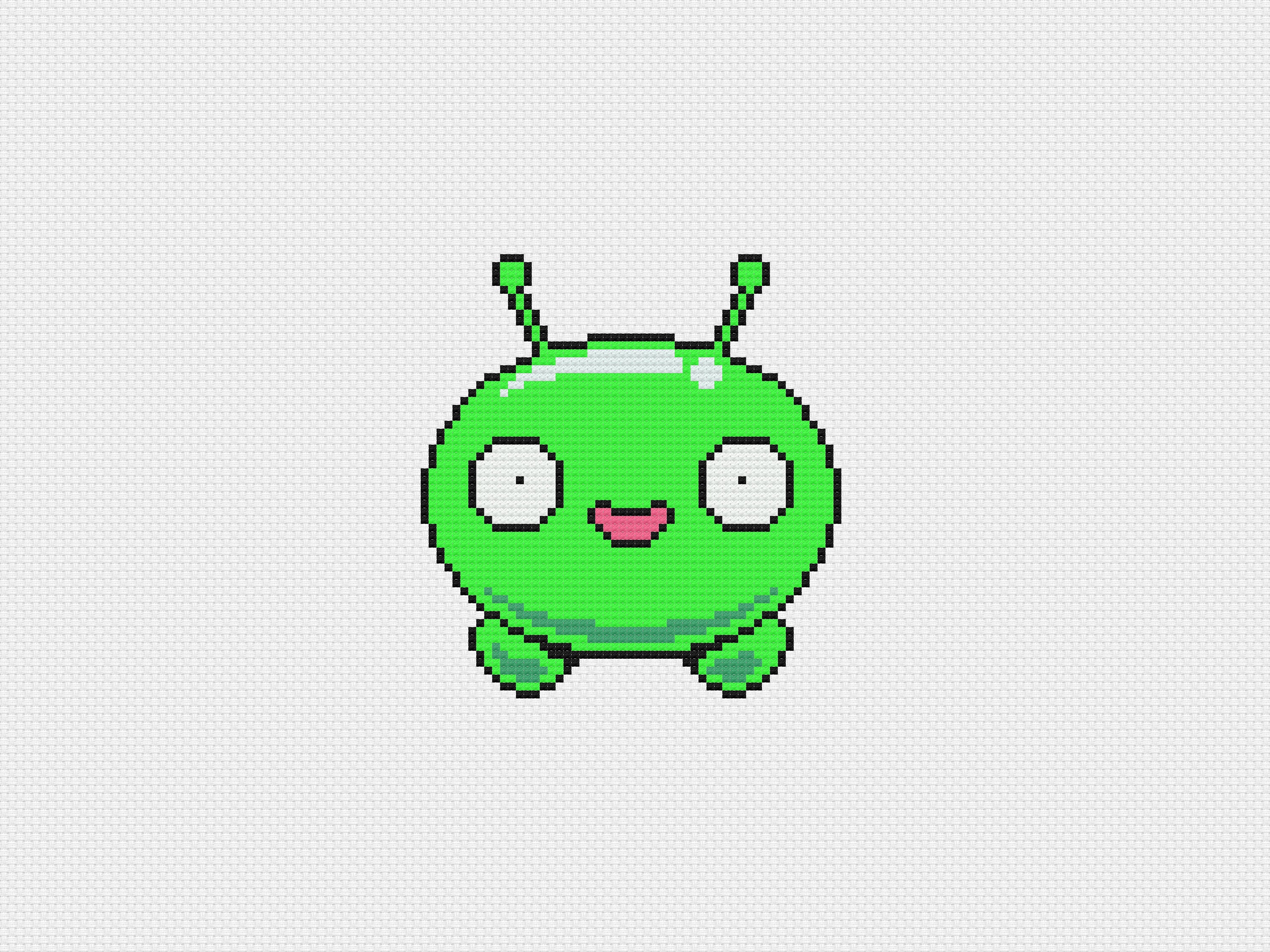 Final Space Mooncake Cross Stitch Pattern - Etsy