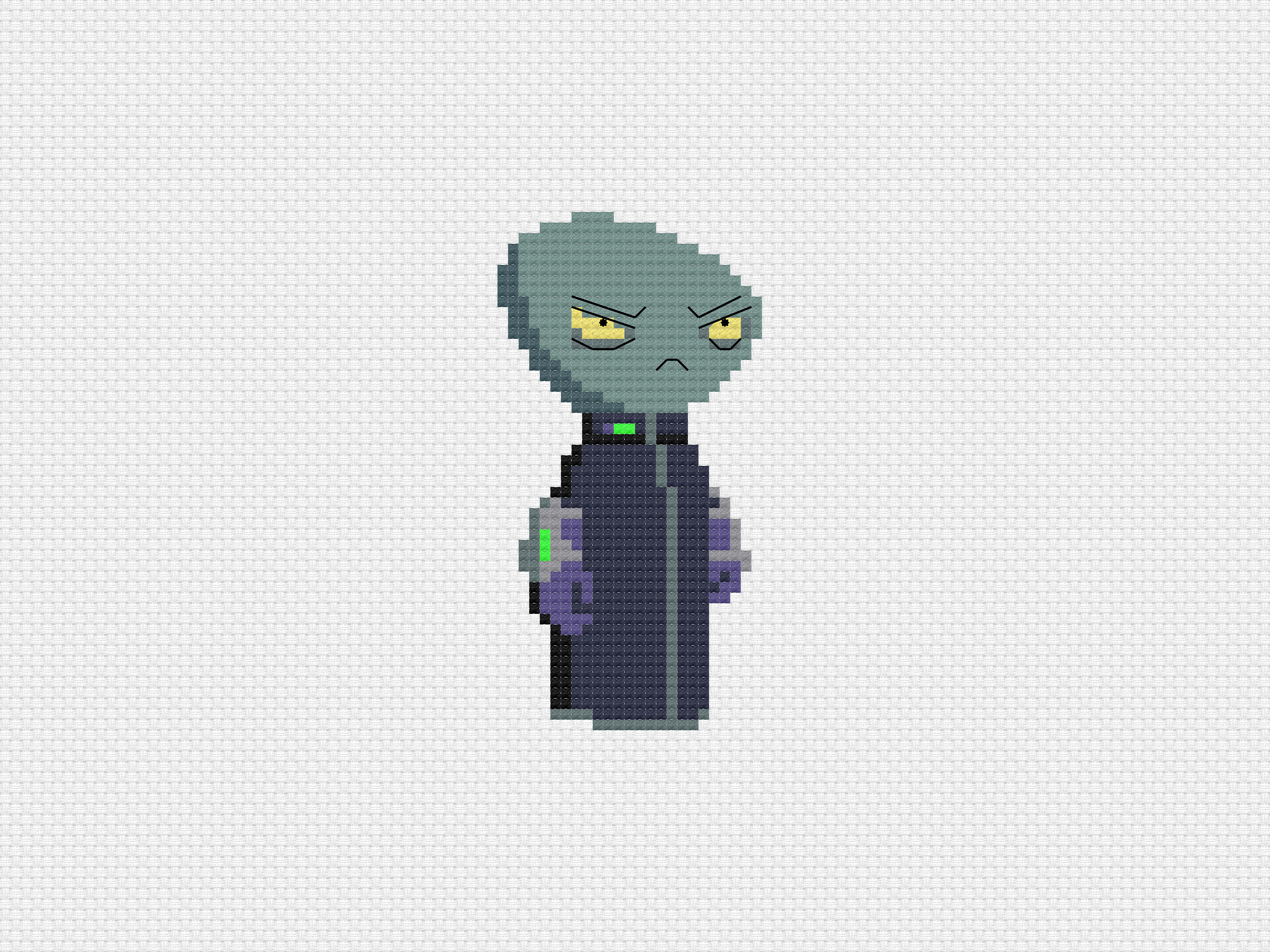 Final Space Lord Commander Cross Stitch Pattern - Etsy