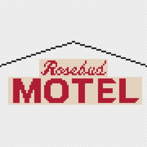 Rosebud Motel Sign - Etsy